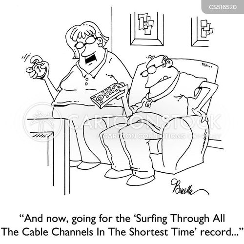Telly Addict Cartoons and Comics - funny pictures from CartoonStock