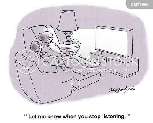 Food Listening Cartoons and Comics - funny pictures from CartoonStock