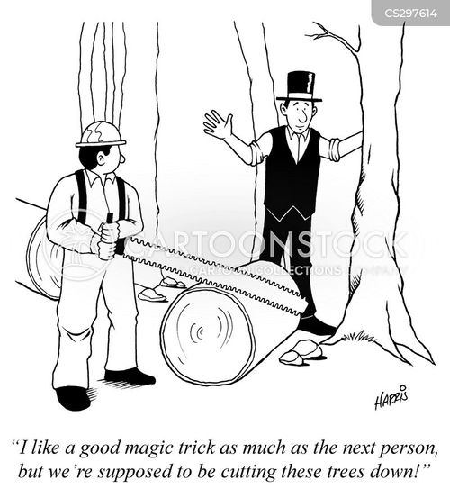 Tree Cutting Cartoons and Comics - funny pictures from CartoonStock