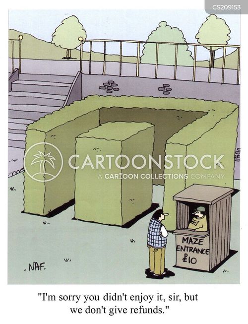 Refund Refusal Cartoons and Comics - funny pictures from CartoonStock