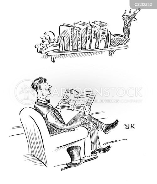 Bookcase Cartoons and Comics - funny pictures from CartoonStock