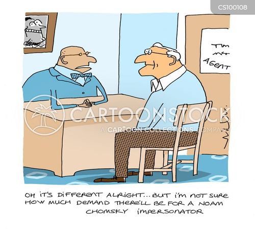Noam Chomsky Cartoons and Comics - funny pictures from CartoonStock