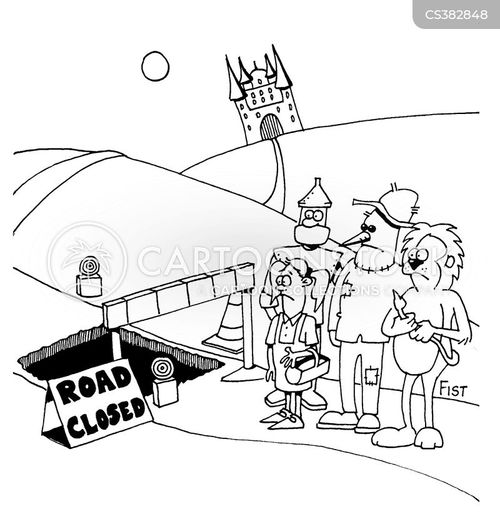 Yellow Brick Road Cartoons and Comics - funny pictures from CartoonStock