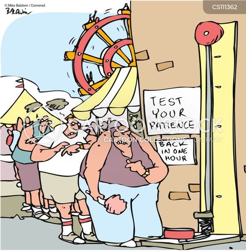 Long Lineups Cartoons and Comics - funny pictures from CartoonStock