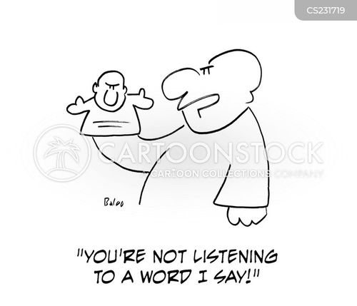 Speechless Gesture Cartoons and Comics - funny pictures from CartoonStock