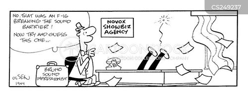 Sound Barrier Cartoons and Comics - funny pictures from CartoonStock