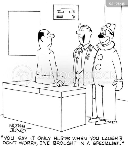 Painful Laughter Cartoons and Comics - funny pictures from CartoonStock