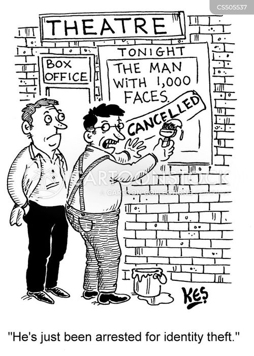 Identity Crime Cartoons and Comics - funny pictures from CartoonStock