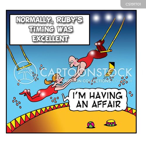 Trapeze Cartoons and Comics - funny pictures from CartoonStock