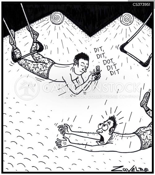 Trapeze Cartoons and Comics - funny pictures from CartoonStock