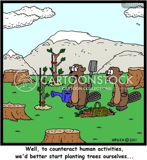 Tree Planting Cartoons and Comics - funny pictures from CartoonStock