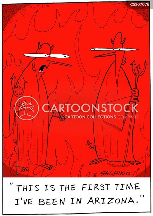 Infernal Frontier Cartoons and Comics - funny pictures from CartoonStock