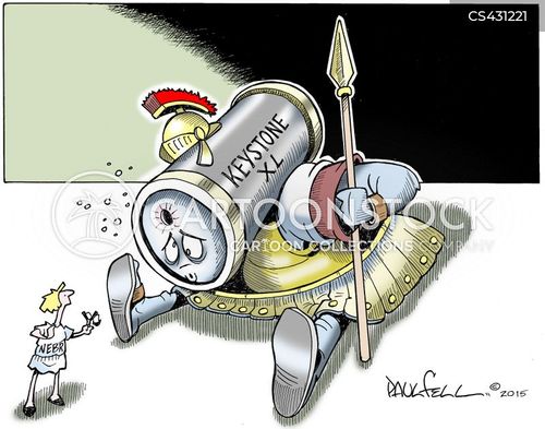 Keystone Pipeline Cartoons and Comics - funny pictures from CartoonStock