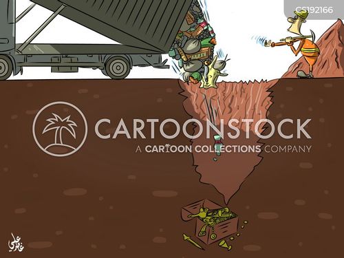 Dump Truck Cartoons and Comics - funny pictures from CartoonStock
