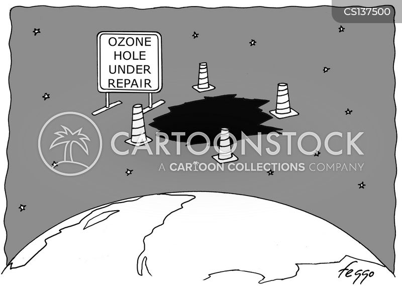 Hole In Ozone Layer Cartoons and Comics - funny pictures from CartoonStock
