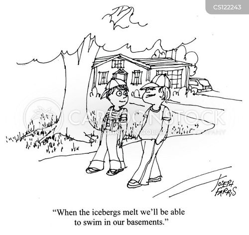 Ice Swimming Cartoons and Comics - funny pictures from CartoonStock