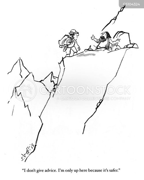 Mountain Climate Cartoons and Comics - funny pictures from CartoonStock