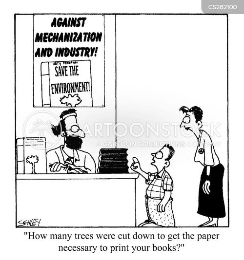 Deforesting Cartoons and Comics - funny pictures from CartoonStock