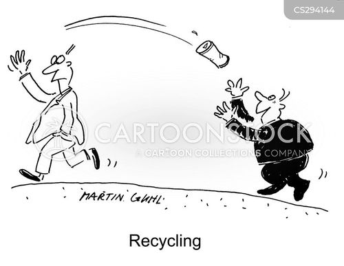 Recycling Cartoons and Comics - funny pictures from CartoonStock