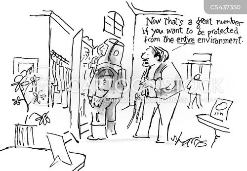 Protective Gear Cartoons and Comics - funny pictures from CartoonStock