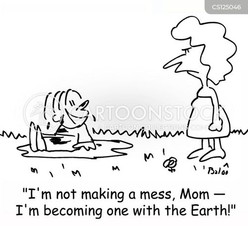 Outdoor Play Mess Cartoons and Comics - funny pictures from CartoonStock