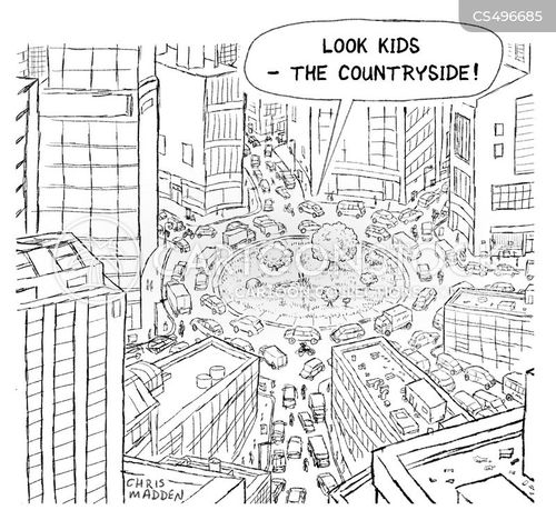 Urban Expansion Cartoons and Comics - funny pictures from CartoonStock