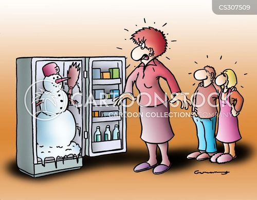 Freezer Surprise Cartoons and Comics - funny pictures from CartoonStock