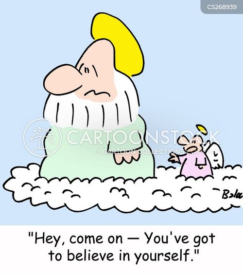 Believe In Yourself Cartoons and Comics - funny pictures from CartoonStock