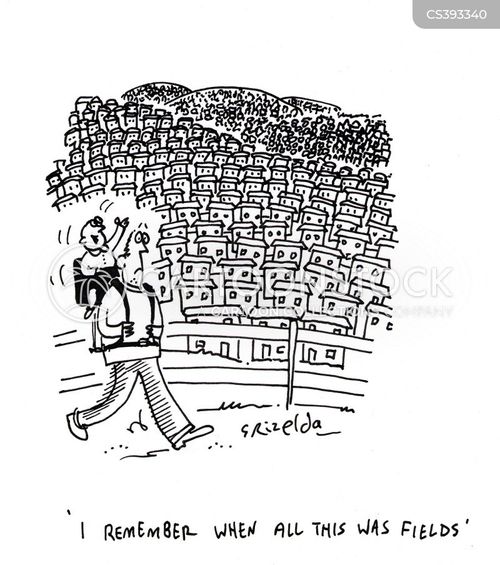 Urban Sprawl Cartoons and Comics - funny pictures from CartoonStock