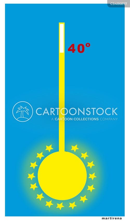 High Temperature Cartoons and Comics - funny pictures from CartoonStock