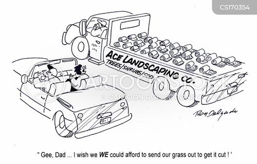Landscaping Cartoons and Comics - funny pictures from CartoonStock