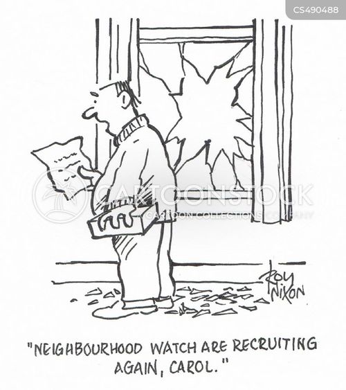 Neighbourhood Cartoons and Comics - funny pictures from CartoonStock