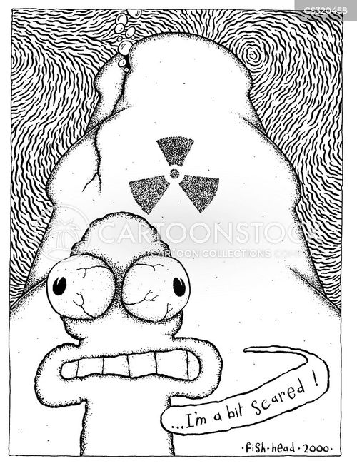 Fear Of Radiation Cartoons and Comics - funny pictures from CartoonStock