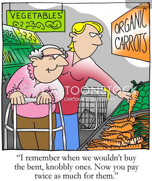 Eating Organic Cartoons and Comics - funny pictures from CartoonStock