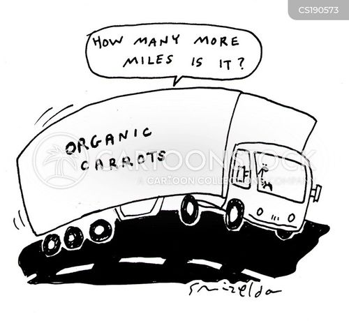 Food Miles Cartoons and Comics - funny pictures from CartoonStock