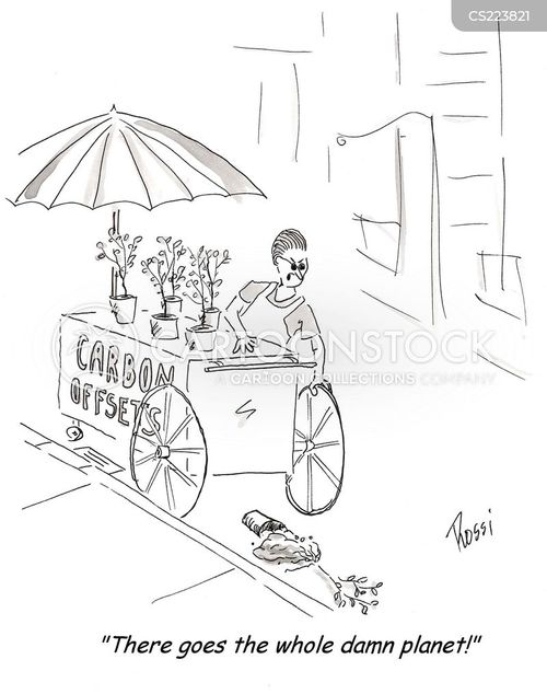 Carbon Offset Cartoons and Comics - funny pictures from CartoonStock