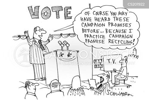 Campaign Promise Cartoons and Comics - funny pictures from CartoonStock