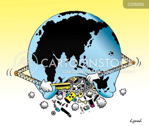 Taking Out The Trash Cartoons and Comics - funny pictures from CartoonStock