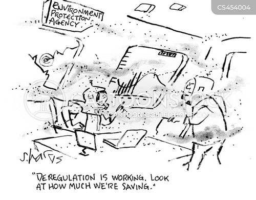 Deregulation Cartoons and Comics - funny pictures from CartoonStock