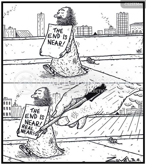 Doomsayer Book Cartoons and Comics - funny pictures from CartoonStock