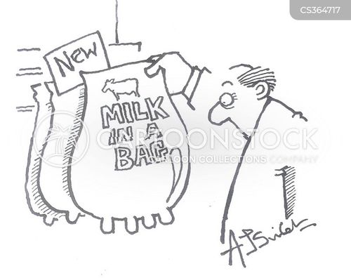 Bagging Cartoons and Comics - funny pictures from CartoonStock