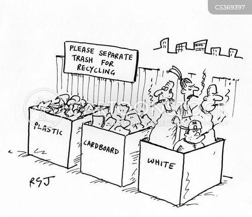 Separate Waste Cartoons and Comics - funny pictures from CartoonStock