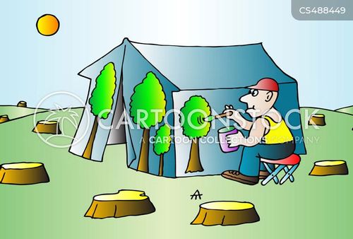 Deforestation Cartoons and Comics - funny pictures from CartoonStock