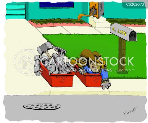 Trash Man Cartoons and Comics - funny pictures from CartoonStock