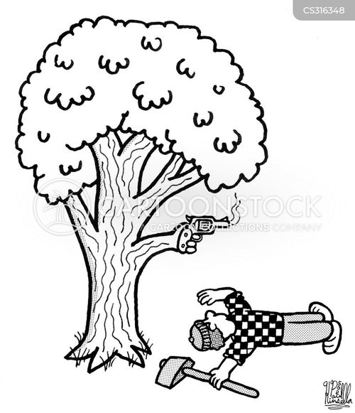 Wood Choppers Cartoons and Comics - funny pictures from CartoonStock