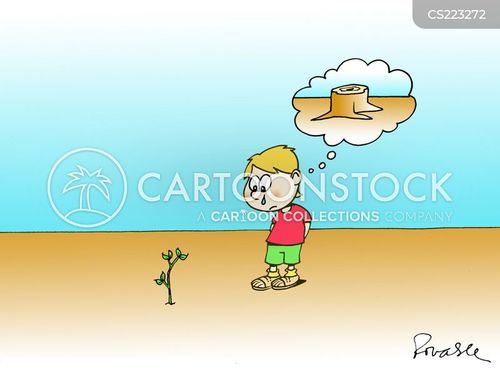 Tree Trunk Cartoons and Comics - funny pictures from CartoonStock