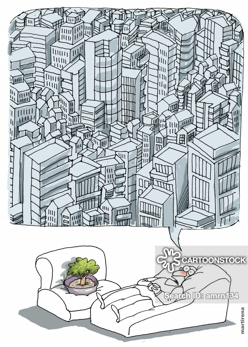 Urbanization Cartoons and Comics - funny pictures from CartoonStock