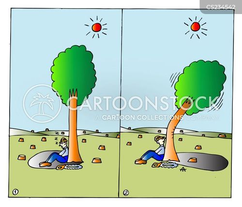 Logging Industry Cartoons and Comics - funny pictures from CartoonStock