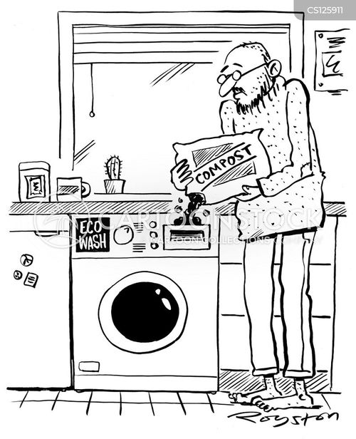 Eco-friendly Laundry Cartoons and Comics - funny pictures from CartoonStock