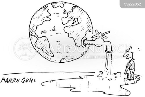 Wasting Water Cartoons and Comics - funny pictures from CartoonStock